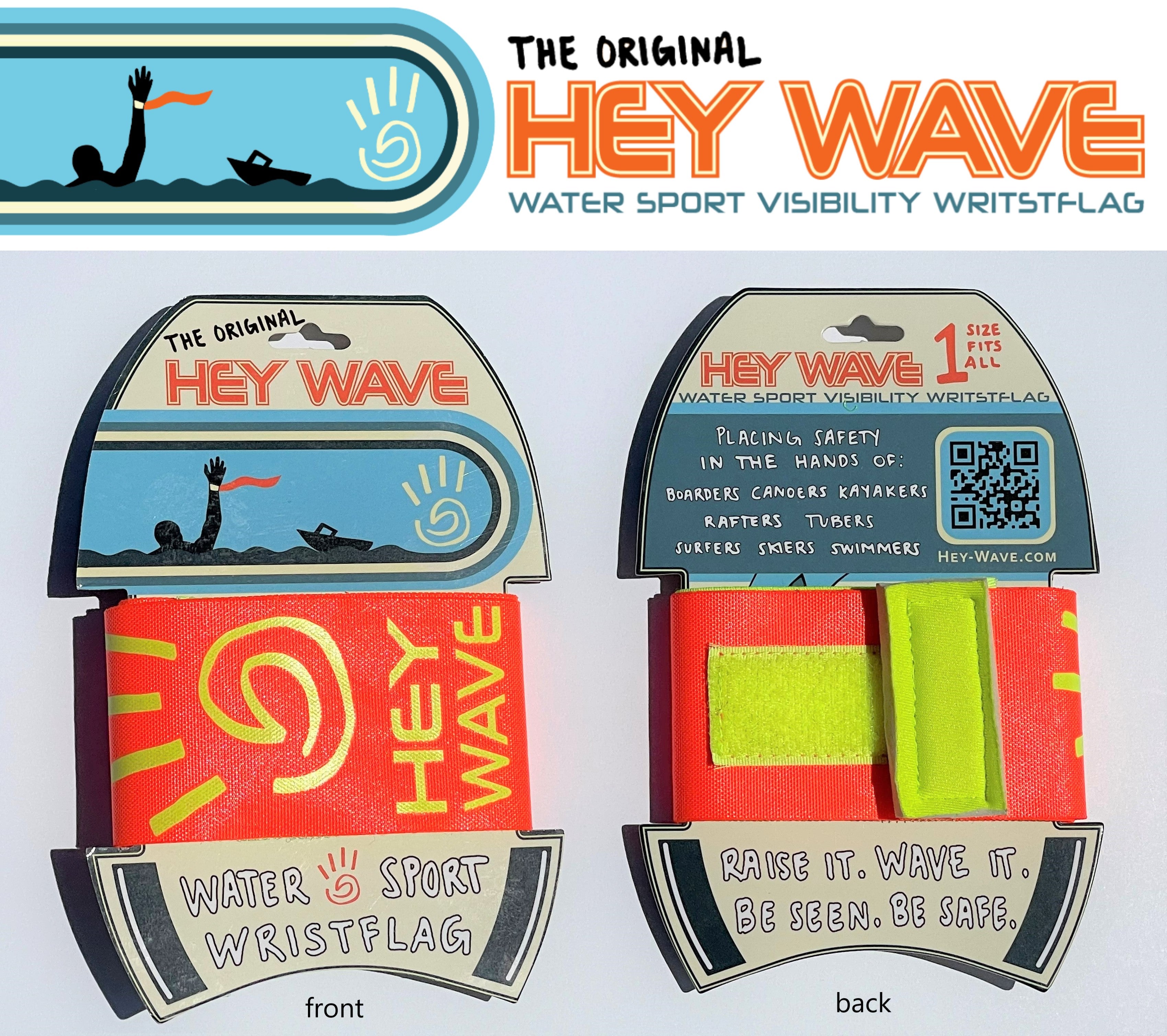Original Hey Wave Water Sport Wristflag – HEY WAVE Wristflags